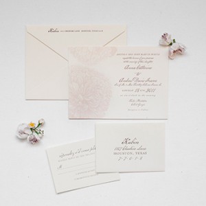 Our Wedding Invitation Designs | Lucky Luxe Couture Correspondence