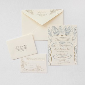 Our Wedding Invitation Designs | Lucky Luxe Couture Correspondence